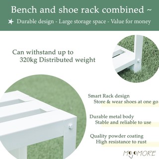 MOJOMORE Metal 3 Layer Shoe Rack or Garden Bench | Shopee Malaysia