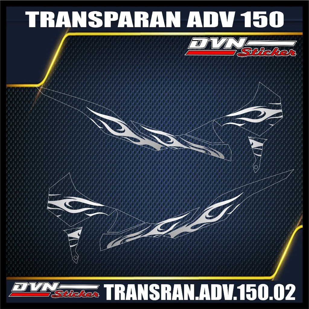Adv 150 TRANSPARENT Striping Sticker Decal Sticker list of TRANSPARENT ...