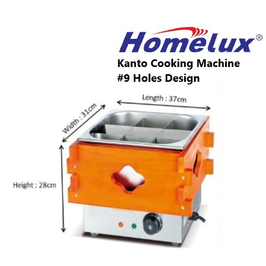 Homelux Kanto Cooking Machine / Oden Cooking #9Holes Design / 关东煮制机 ...