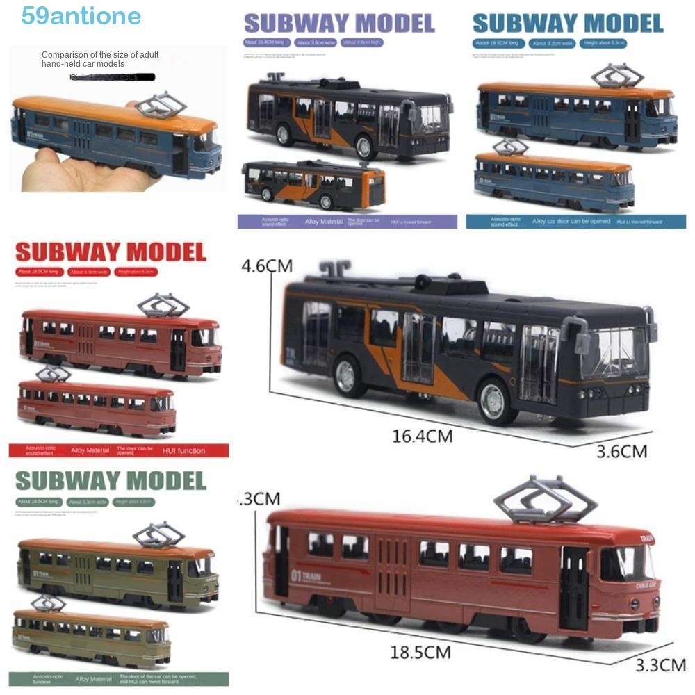 ANTIONE Light Rail Tram Model, Simulation Rail Tram 1:50 Sound and ...