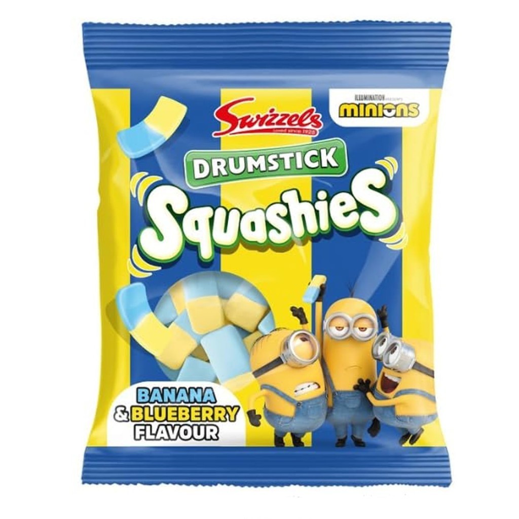 Minions Gummy Banana & Blueberry Flavor (Fluffy New Texture Squash ...