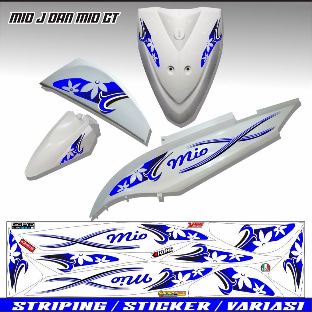 Mio J Motorcycle striping/MIO GT Stickers/MIO J Motorcycle striping ...