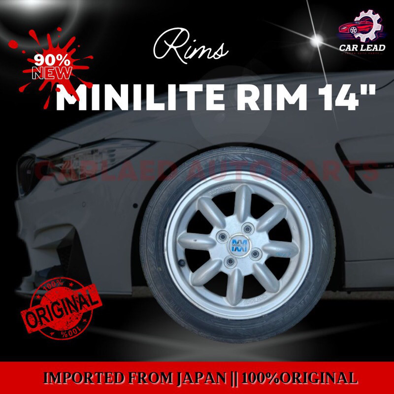 🇯🇵🇯🇵ORIGINAL MINILITE RIM 14 INCH FROM JAPAN | Shopee Malaysia