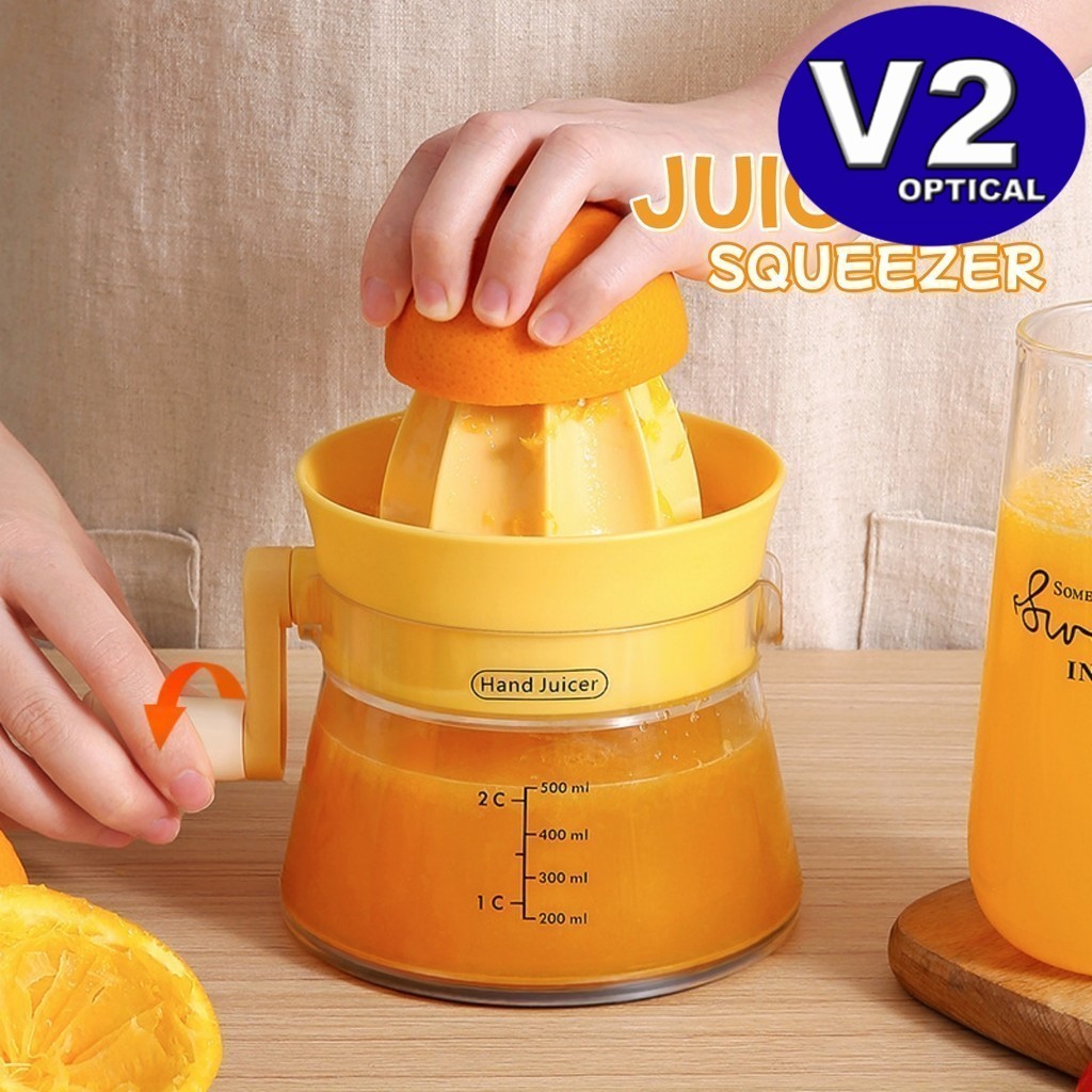 Manual Hand Juicer Cup Citrus Orange Multifunction Portable Fruit ...