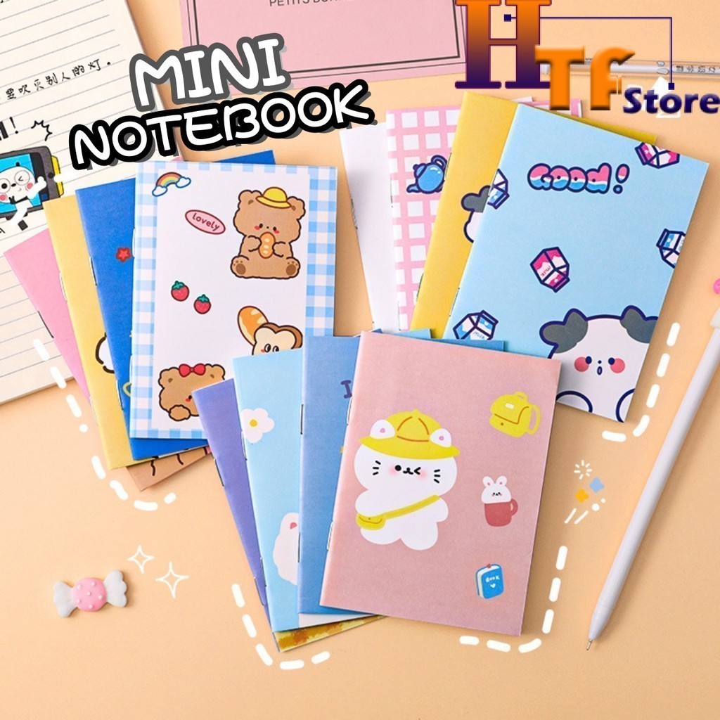 (1 PCS) Cute Design Mini Pocket Notebook Notepad Kids Portable Memo Pad ...