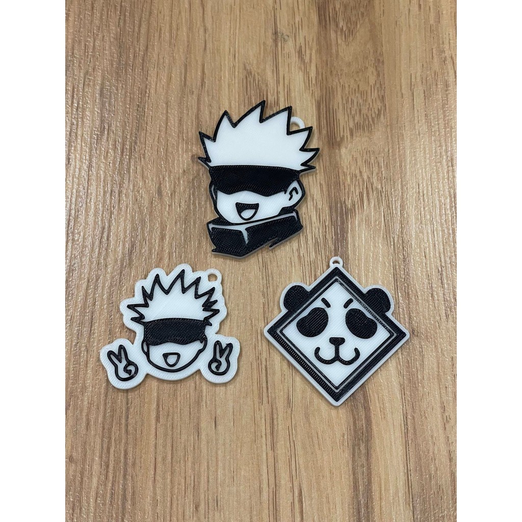 🇲🇾 [PREMIUM BUILT] Jujutsu Kaisen Keychain - Satoru Gojo Panda ...