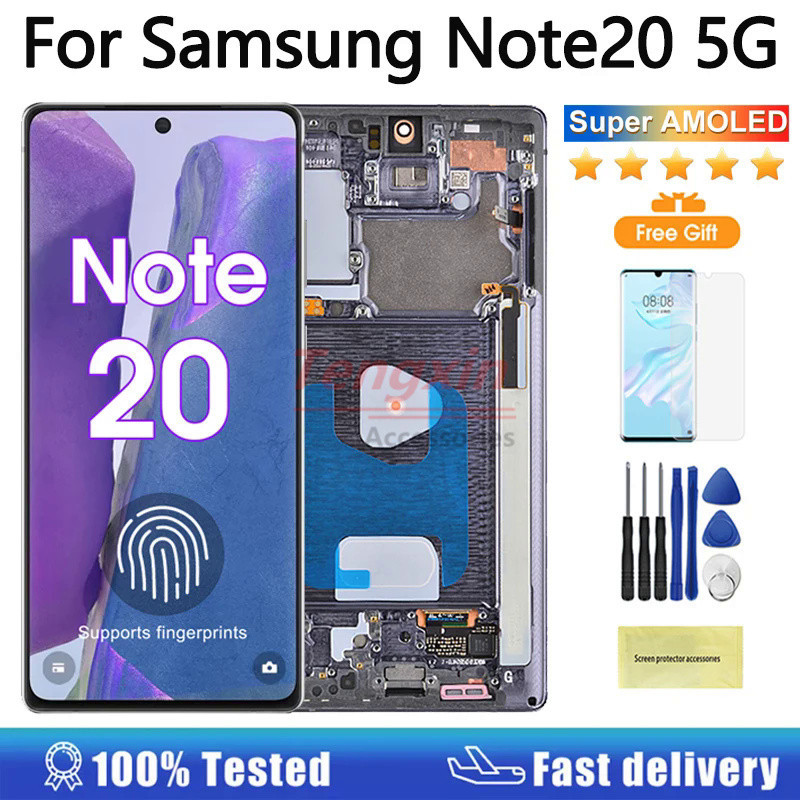 6.7"Super AMOLED For Samsung Galaxy Note20 4G 5G SM-N981B LCD Display ...