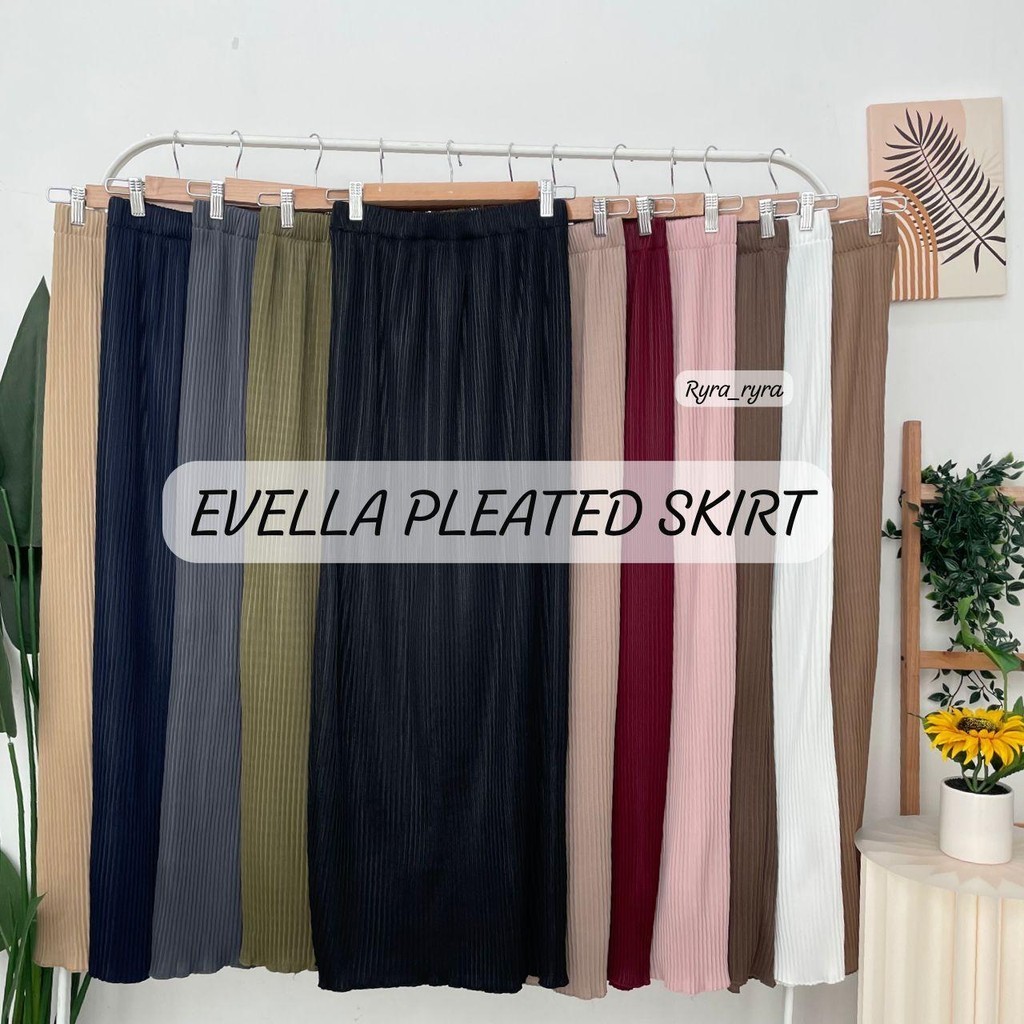RYRA EVELLA PLEATED SKIRT ( READY STOCK ) | Shopee Malaysia