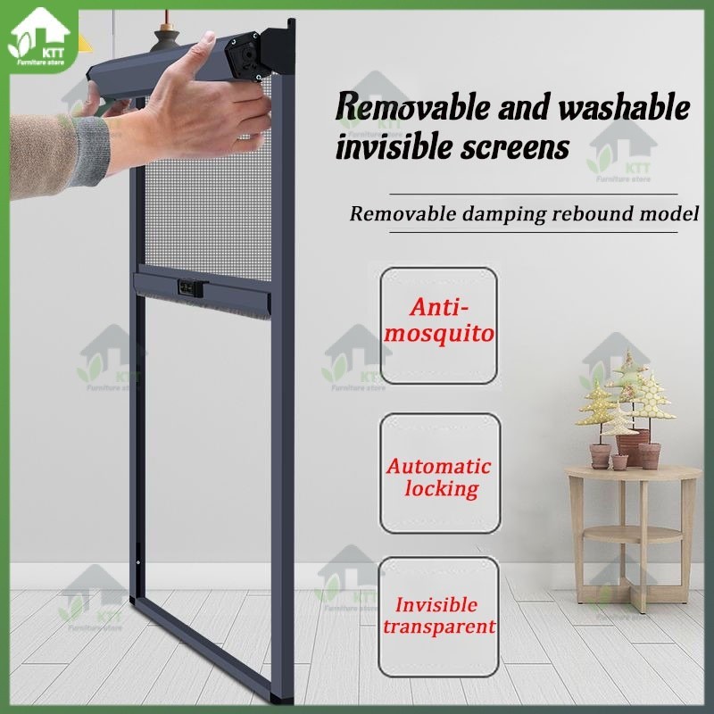 Customized Window screen pull down Blackout curtain Invisible screen ...