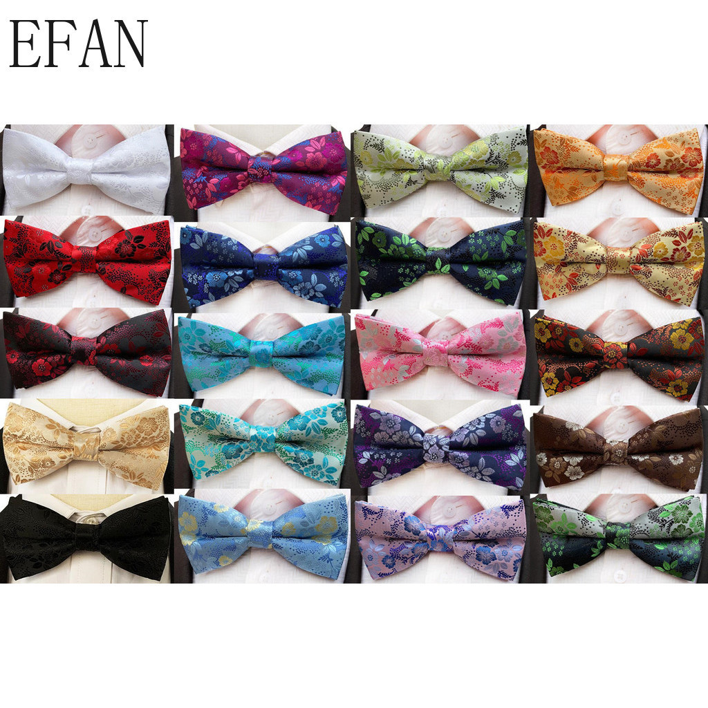 6cm * 12cm Small Flower Gentlemen Bowtie Classic Bow Tie Knot Tuxedo ...