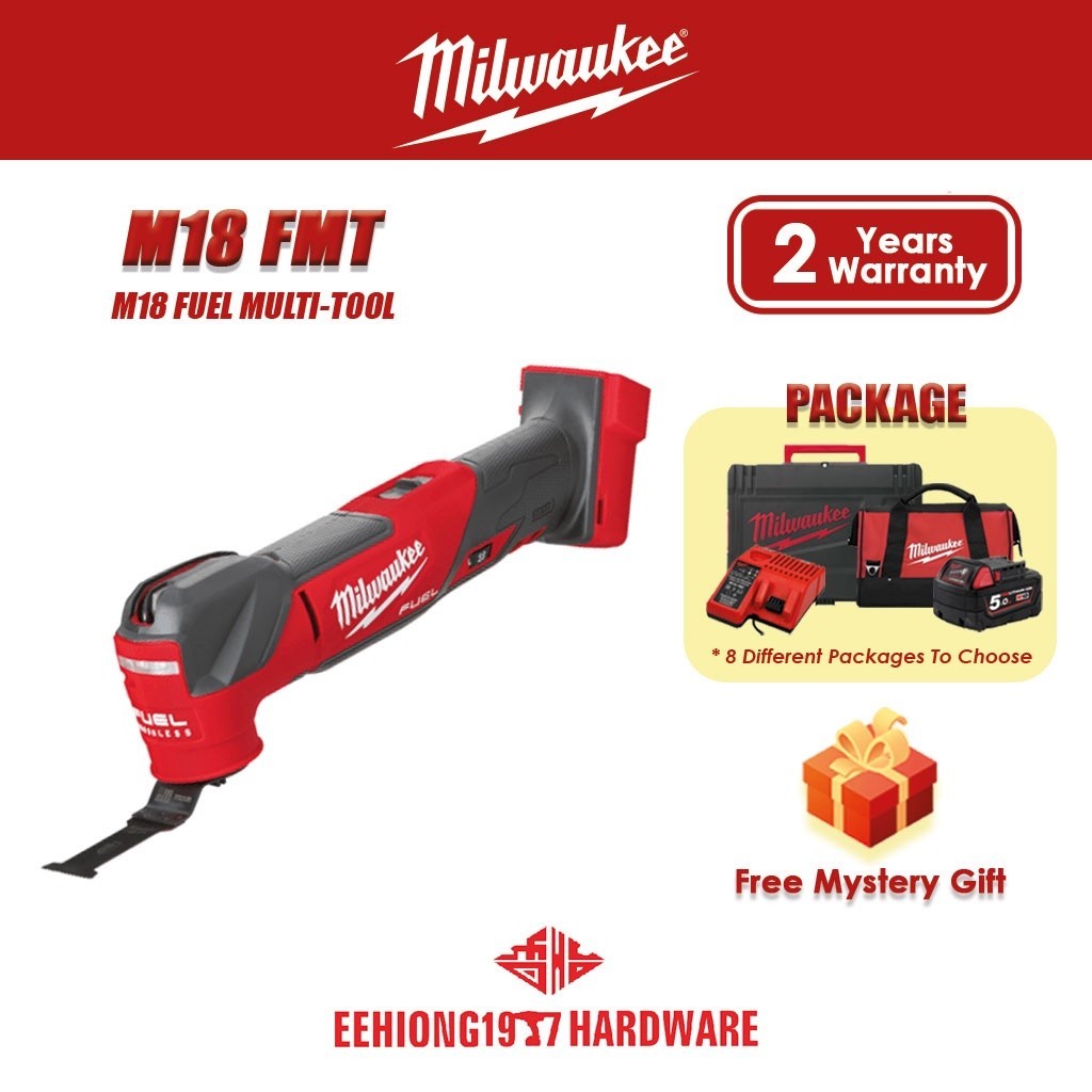 MILWAUKEE M18 FMT FUEL Brushless Cordless Multi-Tool With Accessories ...