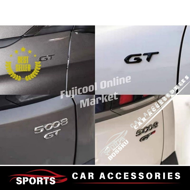 Peugeot 2008 3008 5008 2018-2024 Peugeot LoGo Rear Emblem Cover Garnish ...