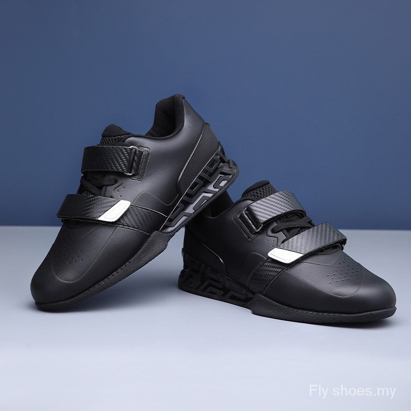 Plus Size 39-46 Men's Deep Squat Hard Pull Shoes Black Gold ...