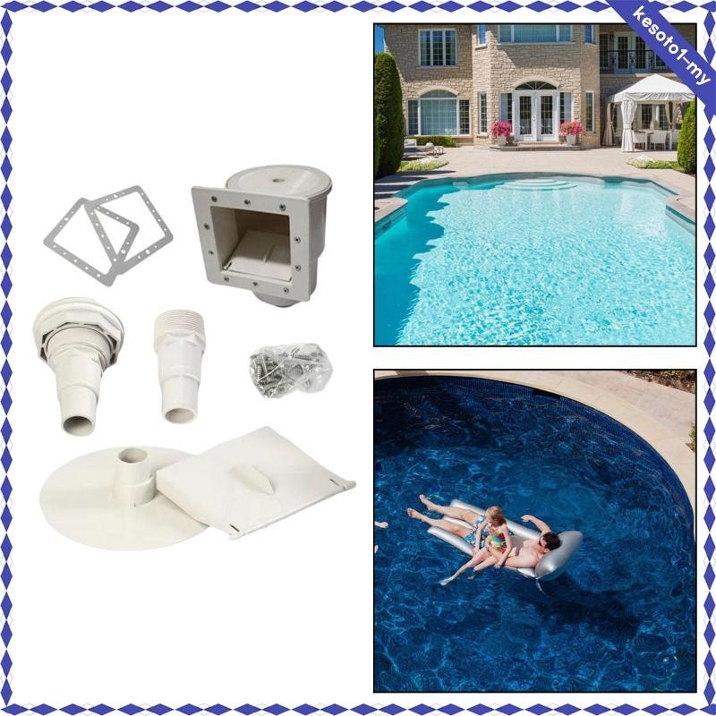 [KesotoafMY] Pool Skimmer Accessory Set Pool Supply Skim VAC Fittings ...