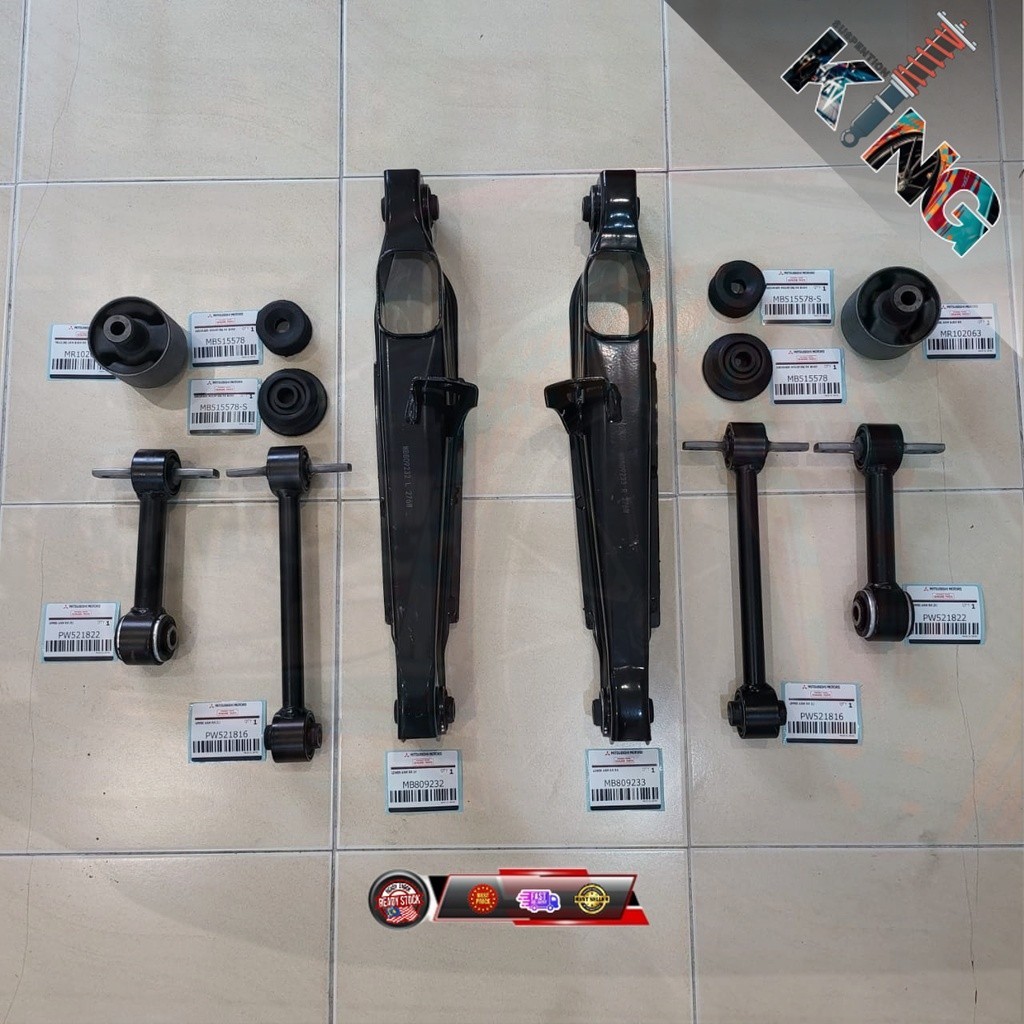 12 ITEM / FULL SET PROTON WIRA SATRIA 1.3 1.5 REAR LOWER ARM UPPER ARM ...