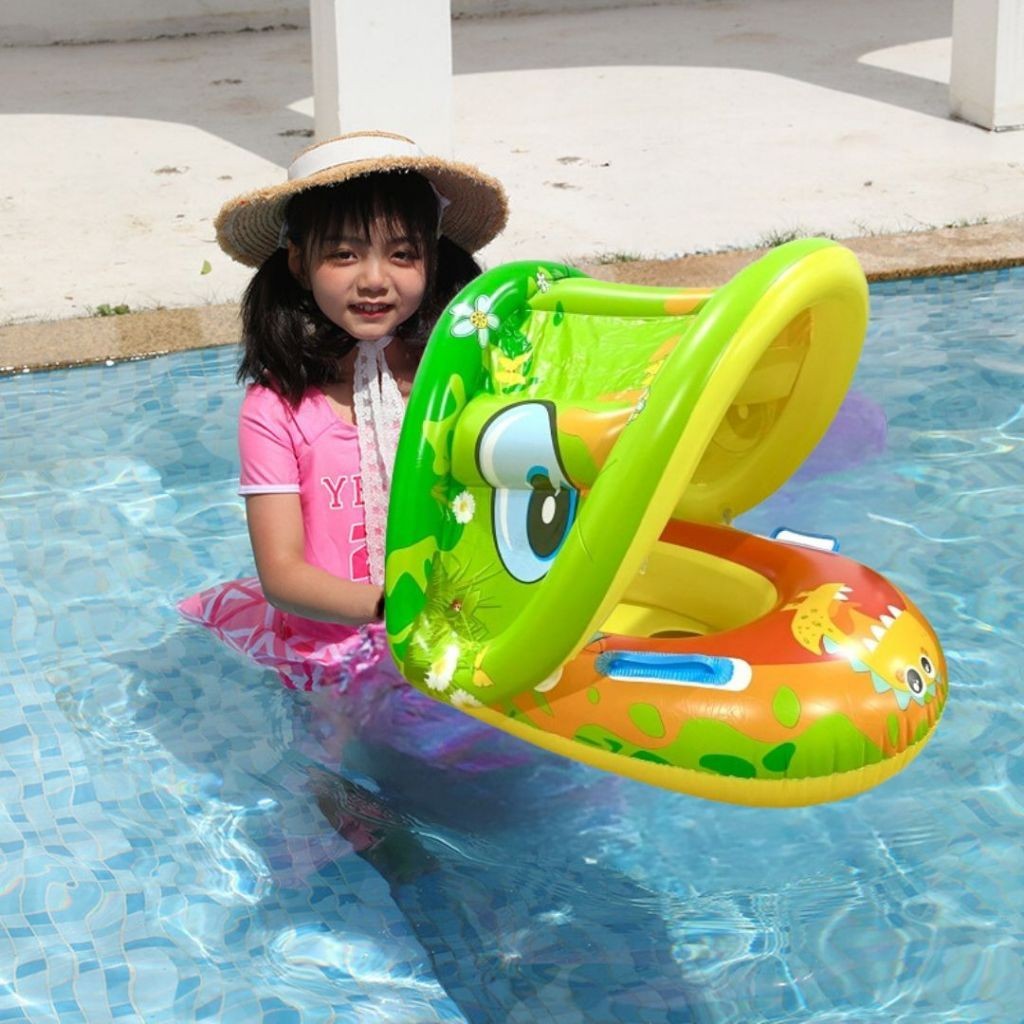 Sms Swimming Tire Hood Kids Cute Character Inflatable Child Float V2 ...