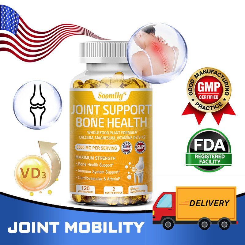 Vitamin D3 + K2, Joint Support Supplement for Hands, Back, Knees ...