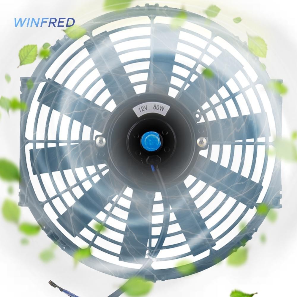 12inch Universal Fan 10 Blades 12V 80W Push Pull Electric Radiator ...