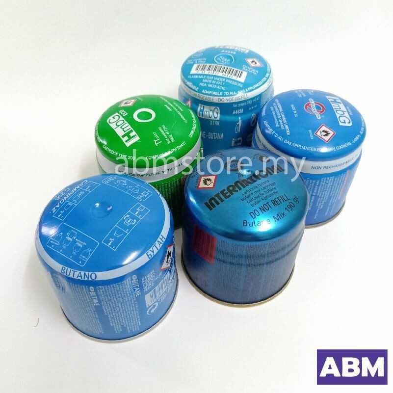 Bunsen Burner Gas Refill Butane Cartridge HmbG Eco / HmbG Extra / HmbG ...