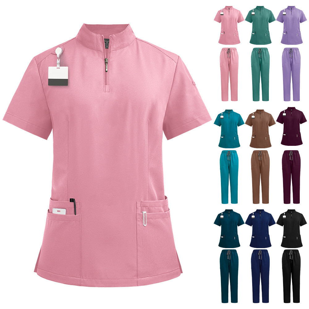 [Shirt+Pants]New Scrub Suit Unisex Men'S And Women'S Quick-Drying T ...
