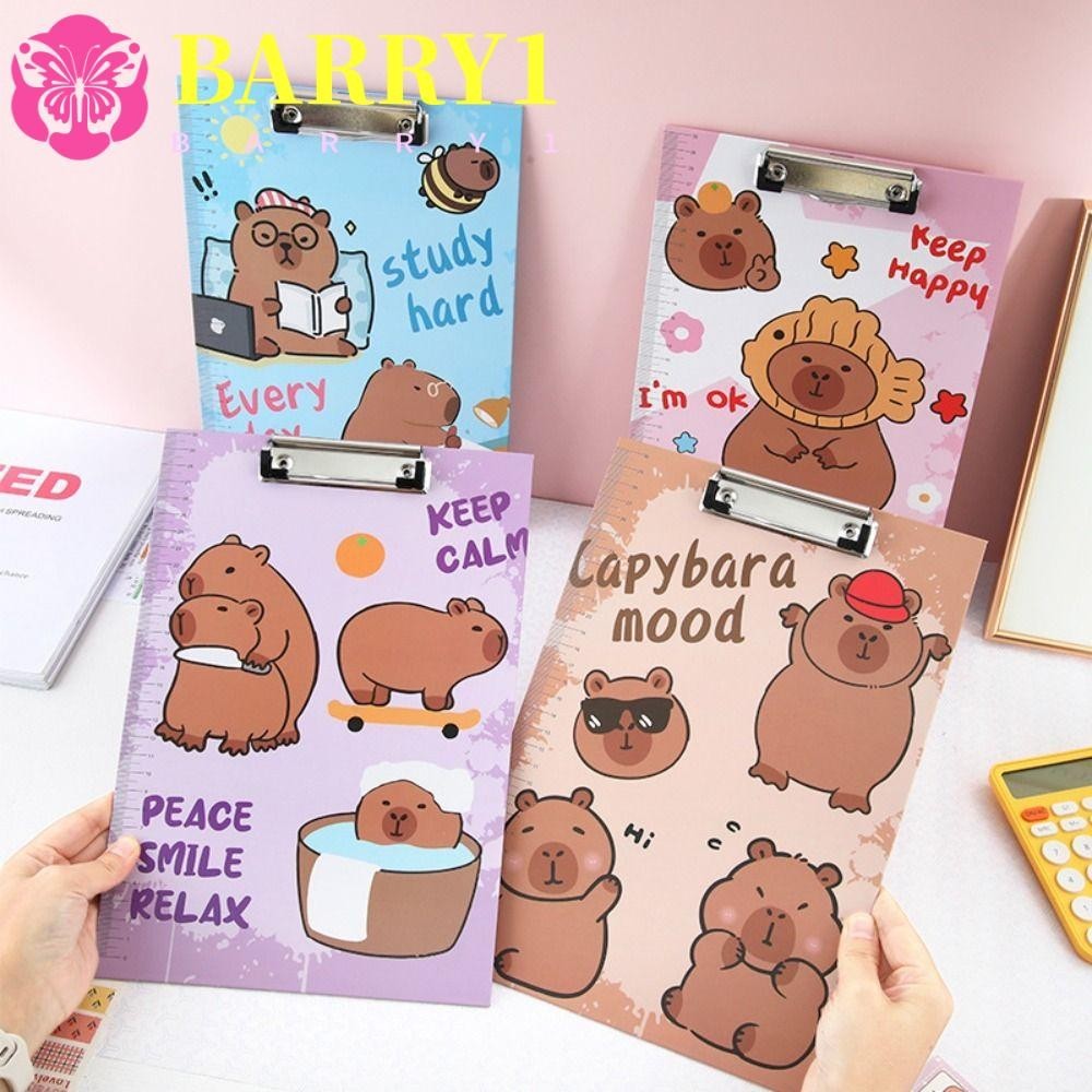 BARRY1 Capybara Writing Pad, Document Folder Cartoon A4 File Folder ...