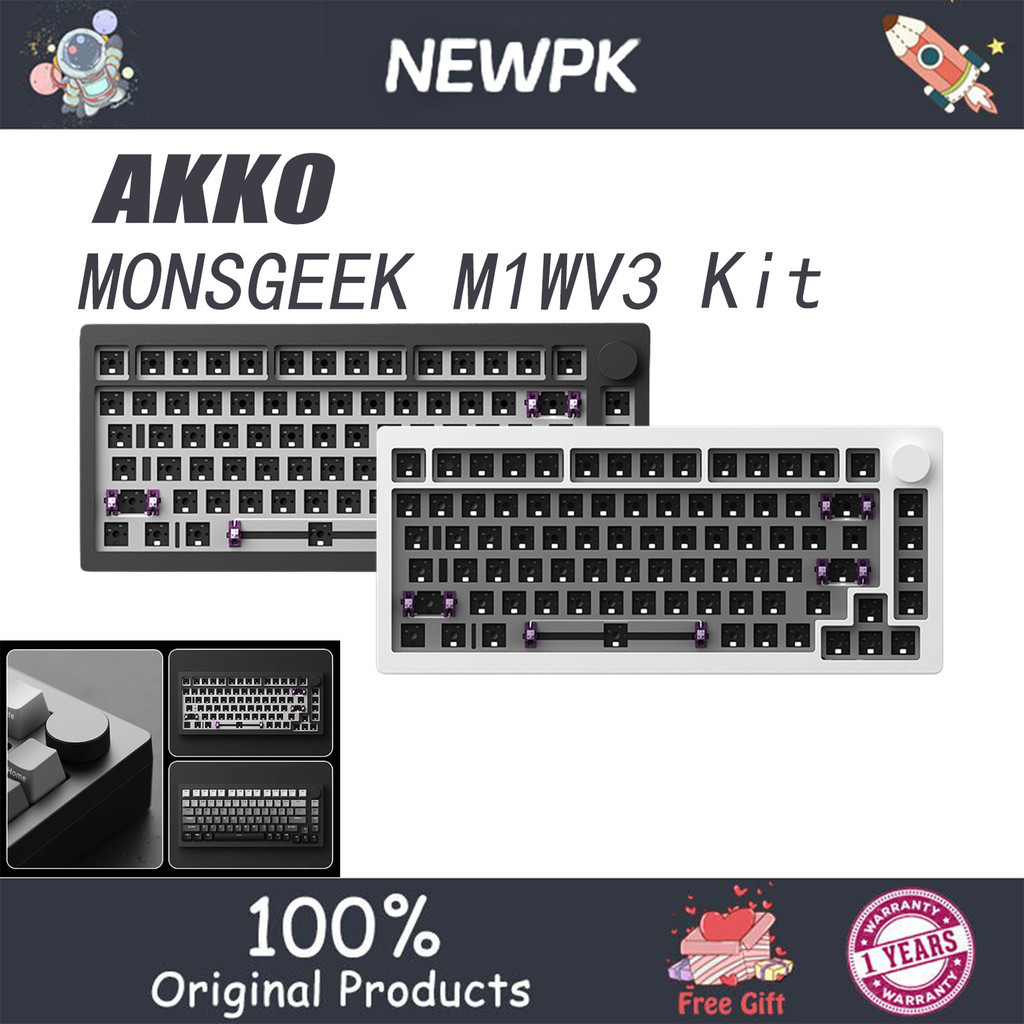 AKKO MONSGEEK M1W V3 Customized mechanical keyboard kit Three mode ...
