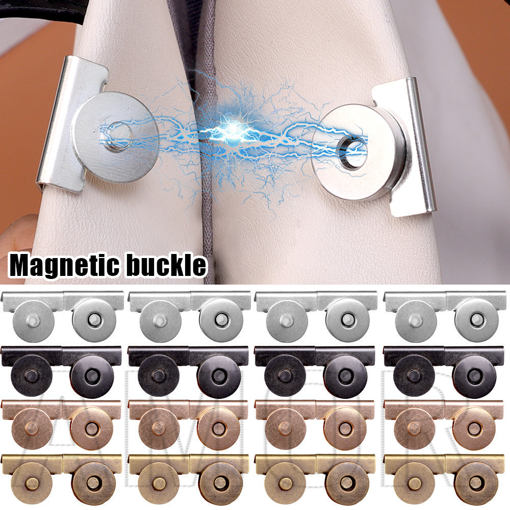 Metal Magnetic Snaps Clasps - DIY Fastener Craft - No Sewing, Handmade ...