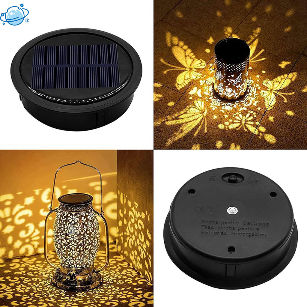 Solar light replacement top, solar lantern light with LED bulb, solar ...