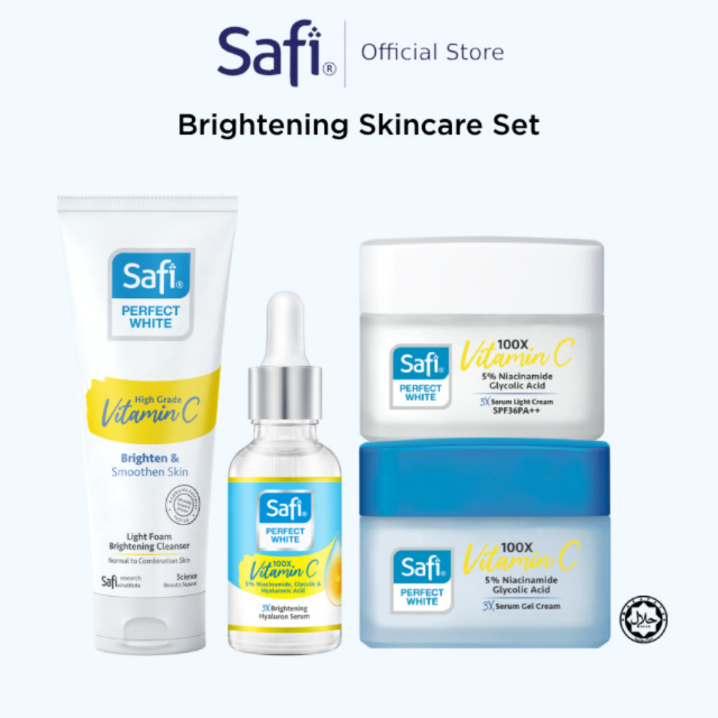 Safi Perfect White 3x Brightening Skincare Set | Skincare | Vitamin C ...