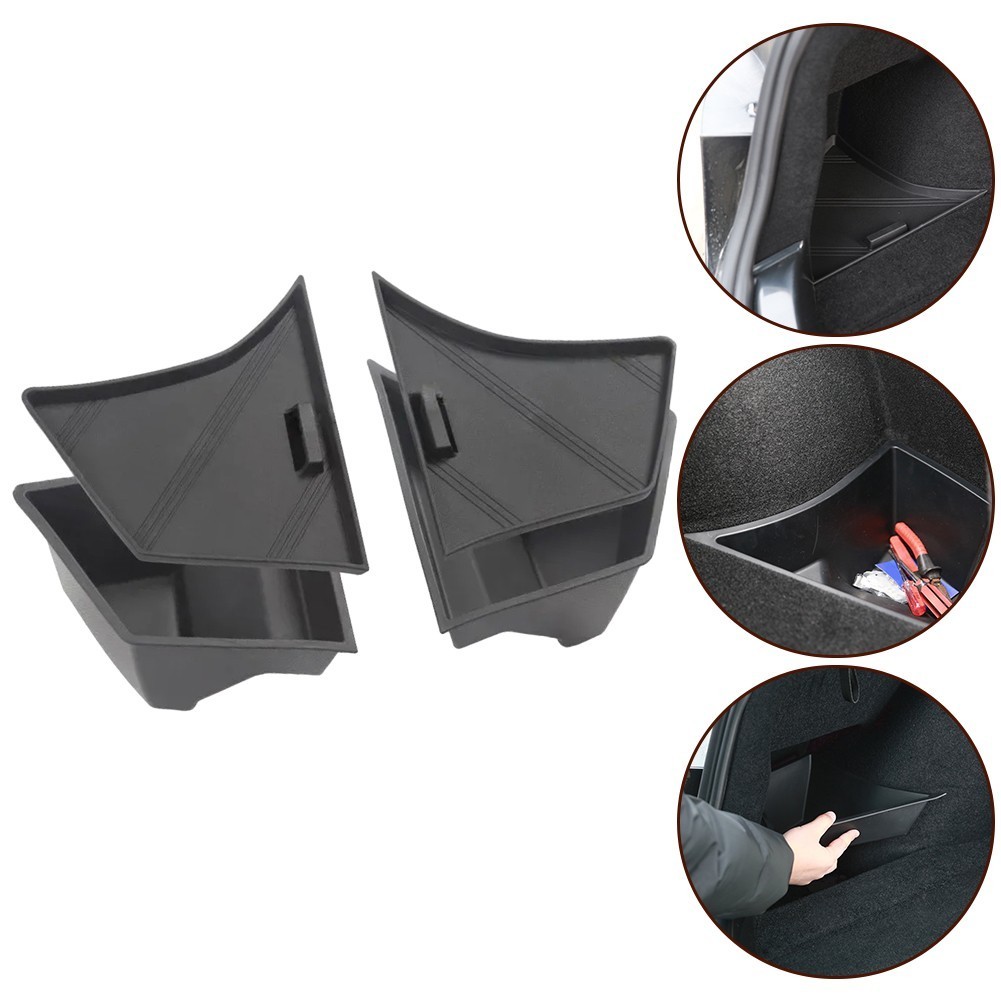 High quality ️For Tesla Model 3 Highland 2024 Car Trunk Side Storage ...