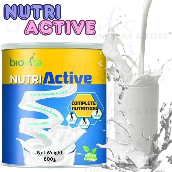 Biovita Nutri Active - Organic Oat, Organic Soy, Brown Rice (for muscle growth) | Shopee Malaysia