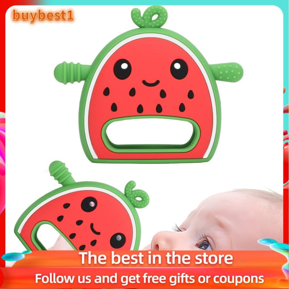 Buybest1 Watermelon Teether Glove Cartoon Chewable Soothing Relieve ...