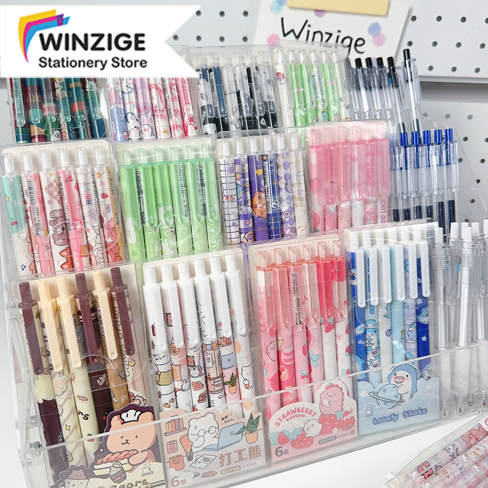 HITAM Winzige gel pen set cute pen 0.5mm aesthetic pen cute gel pen pen ...