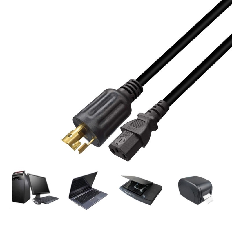 Seas Professional Grade SJT Power Cord NEMA L5-30P to C13 Power Cord ...