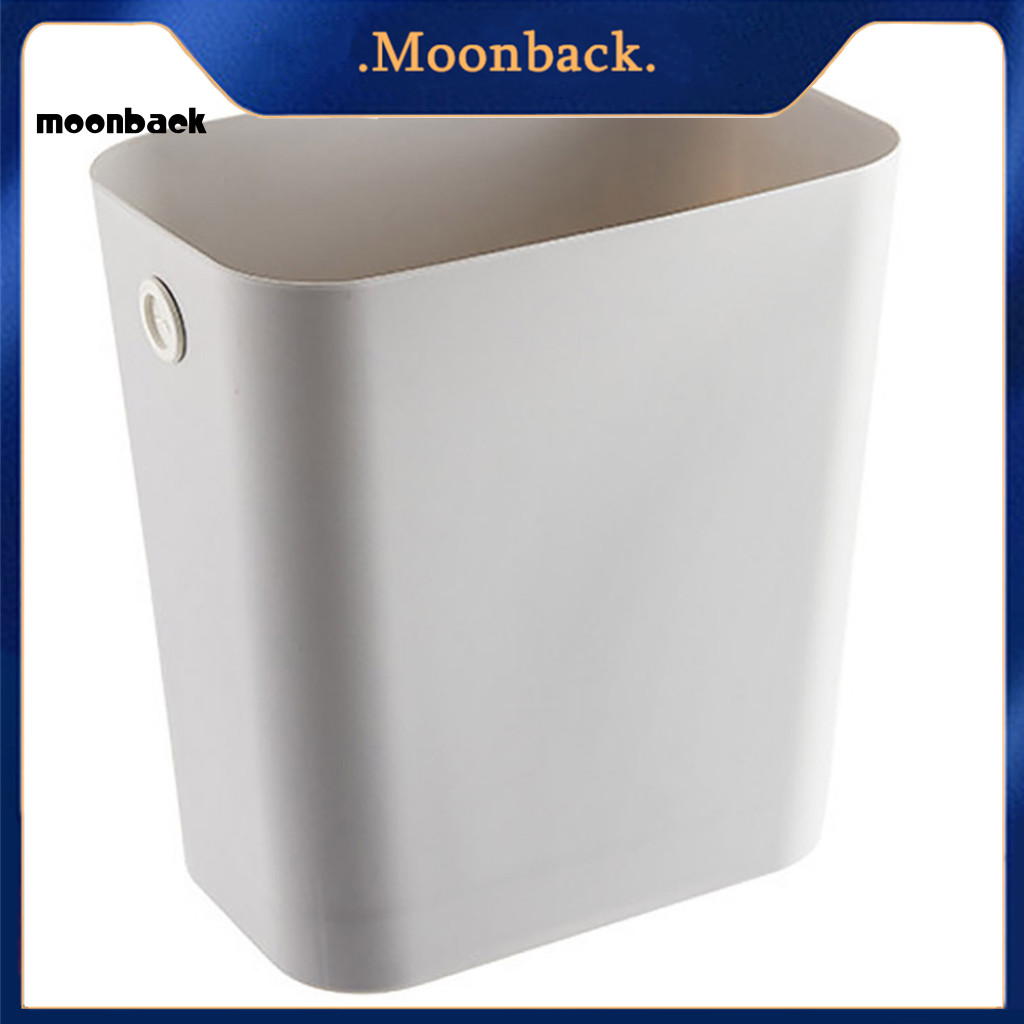 Moon Anti-fall Trash Bedroom Trash Space-saving Narrow Plastic Trash ...