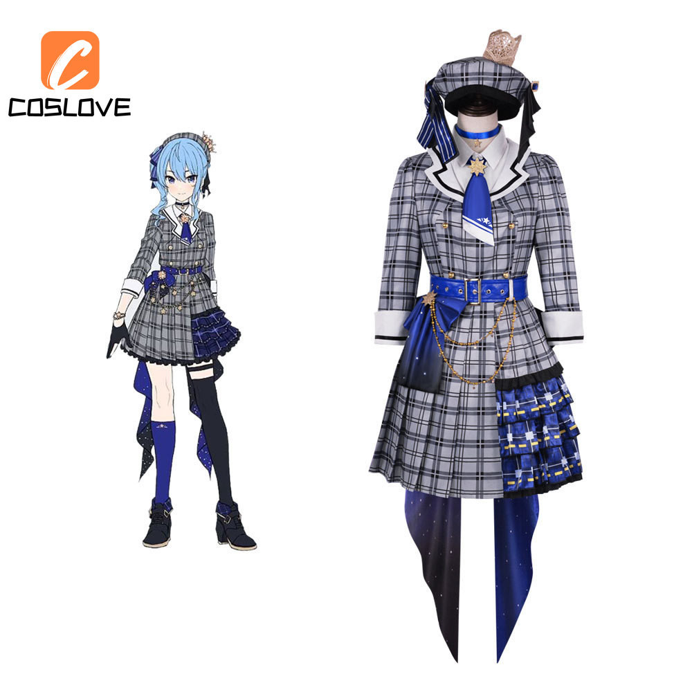 Hololive Vtuber Hoshimachi Suisei Cosplay Clothing Full Set Costume ...