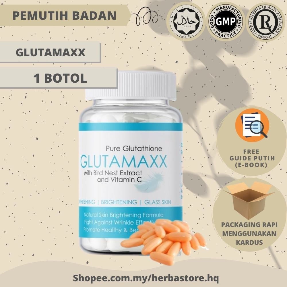 Gluta putih kulit badan Supplement body skin whitening Mencerahkan ...