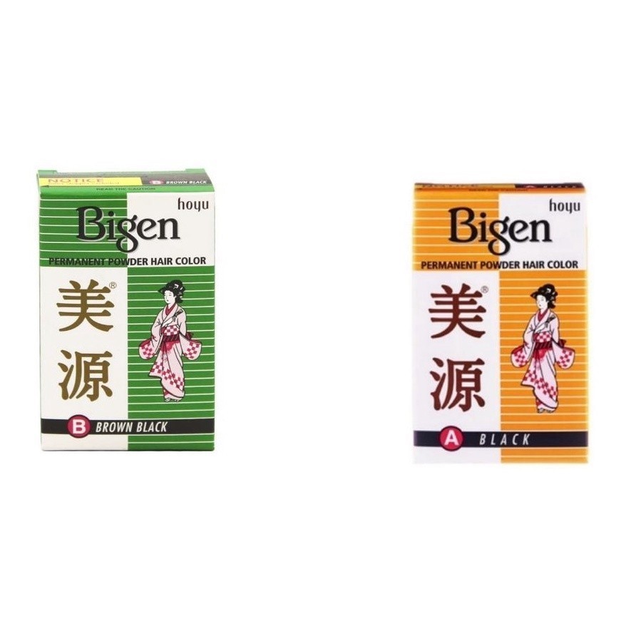 BIGEN POWDER HAIR DYE - A BLACK 6G | B BROWN BLACK 6G (EXP:05/2026 ...