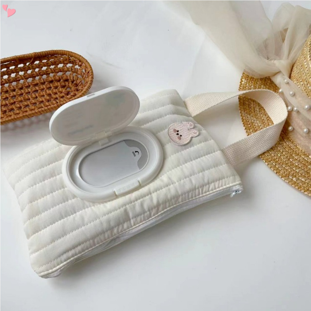 Baby Wipes Dispenser, Portable Refillable Wipe Holder Baby Wipes ...