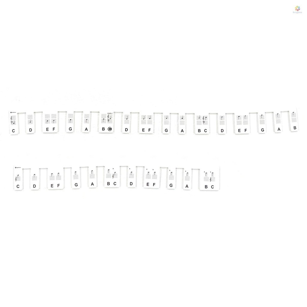 61-key Piano Keyboard Music Note Pad Mat Silica Gel Removable Piano ...