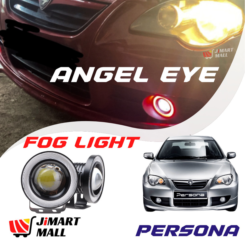 PERSONA ELEGANCE ANGEL EYE LED FOG LAMP SPOTLIGHT Halo Ring Light COB ...