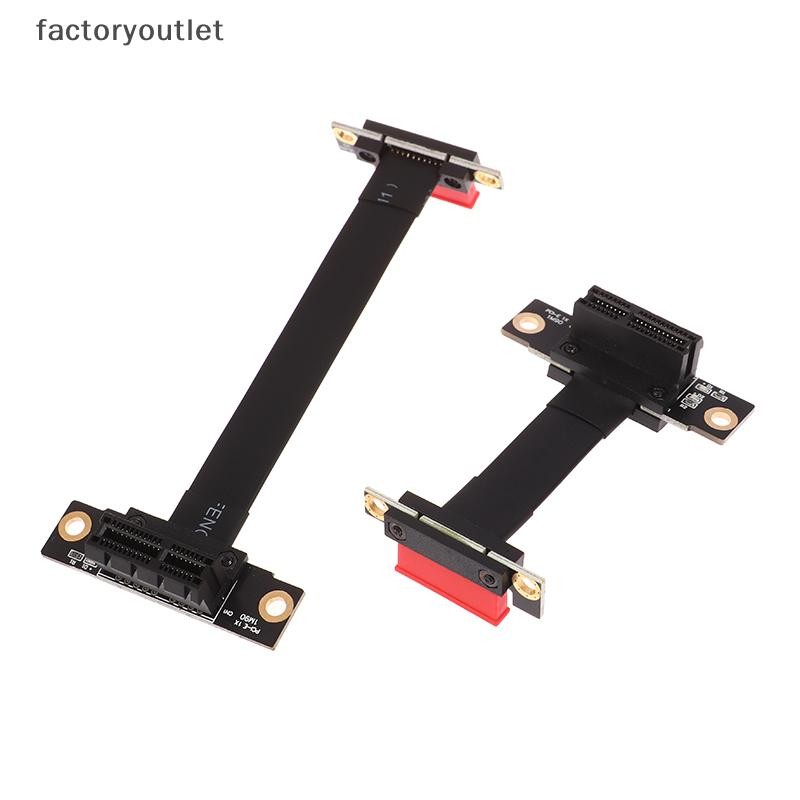 FCMY PCIE X1 Riser Cable Dual 90 Degree Right Angle Extension Cable PCI ...