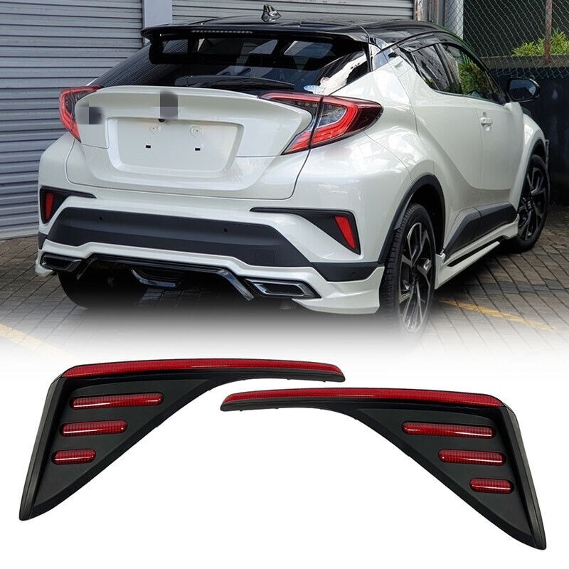 For Toyota CHR C-HR 2016 2017 2018 2019 2020 2021 Rear Bumper Reflector ...