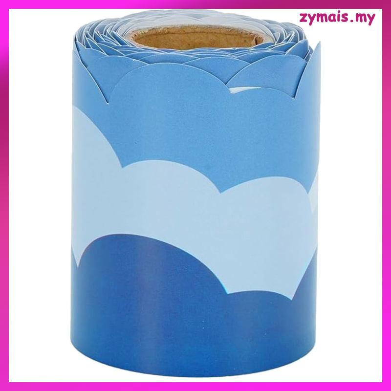 Wall Decal Sticker Bulletin Board Shaped Border Rolled Trim Coated ...