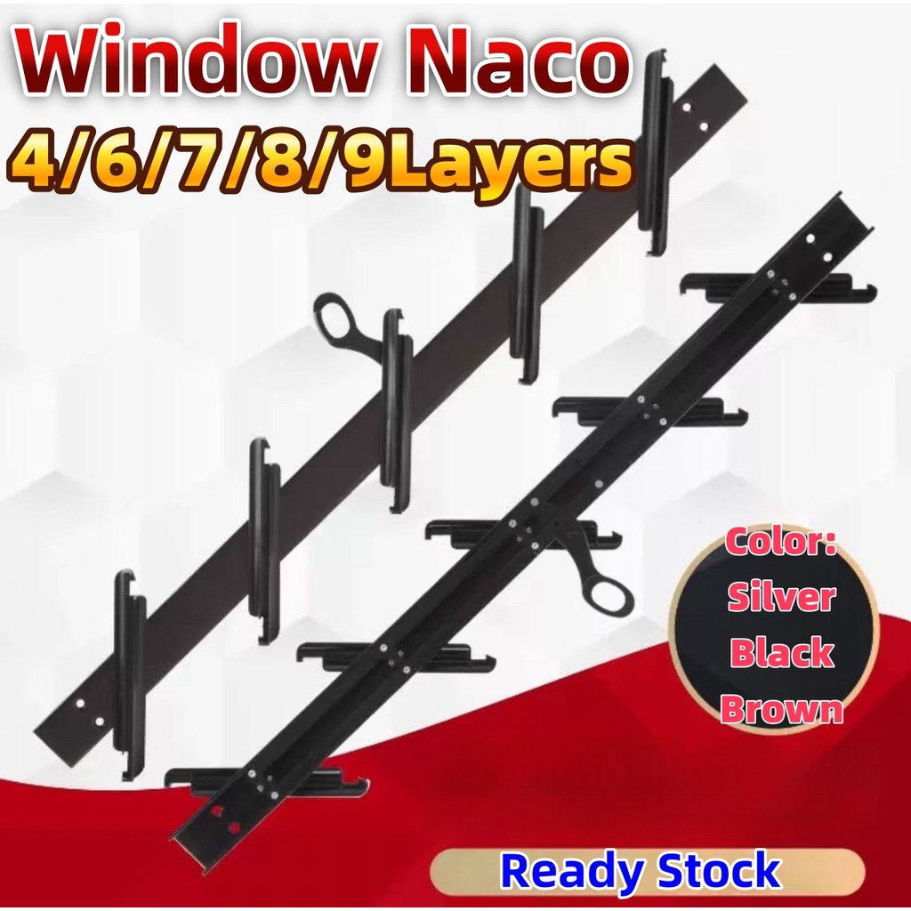 Blade Window Naco(1pair) 4/67/8/9Layers Blade Metal Louvres Window ...
