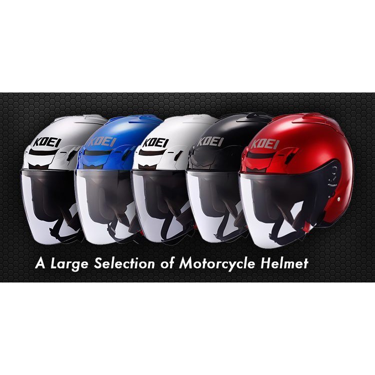 KOEI AX3 Motorcycle Helmet Topi Shoei J-Force JF2 Design Cutting Topi ...