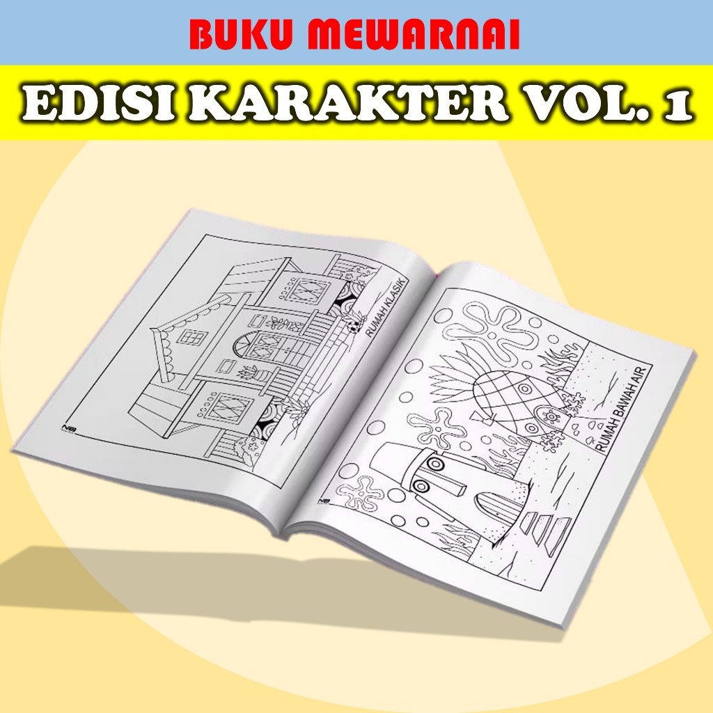 Coloring Picture Book Animated Cartoon Character Series - Kindergarten ...