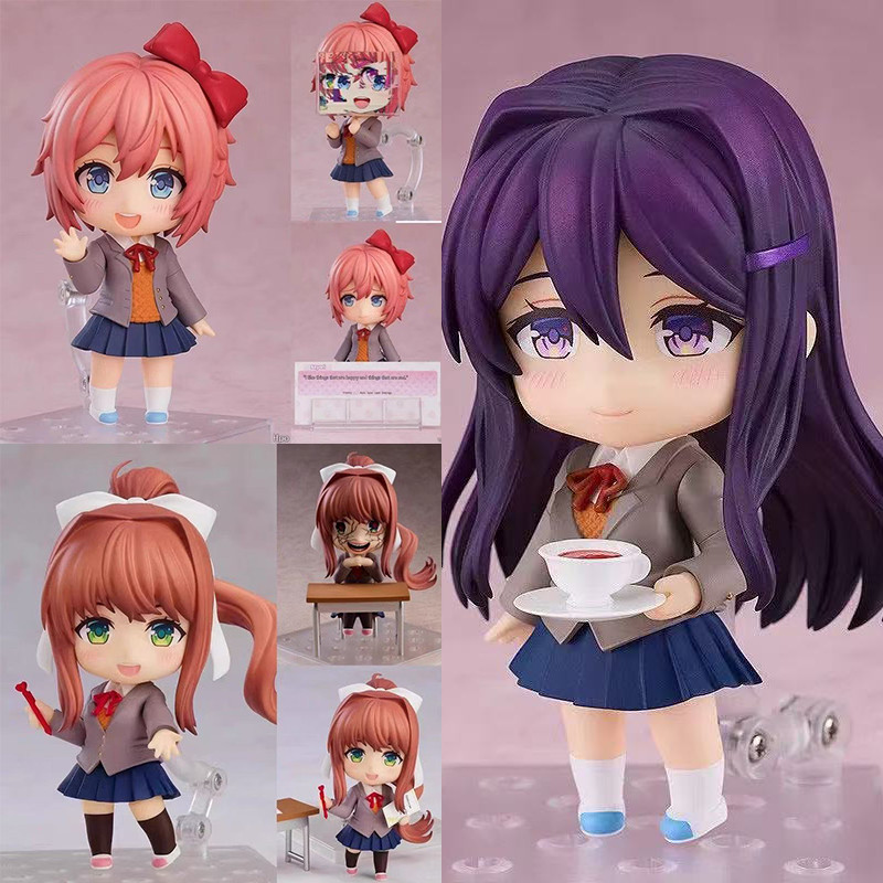 Nendoroid Doki Doki Literature Club! Action Figure Sayori Monika Yuri Model 2283 2250 1817 ...