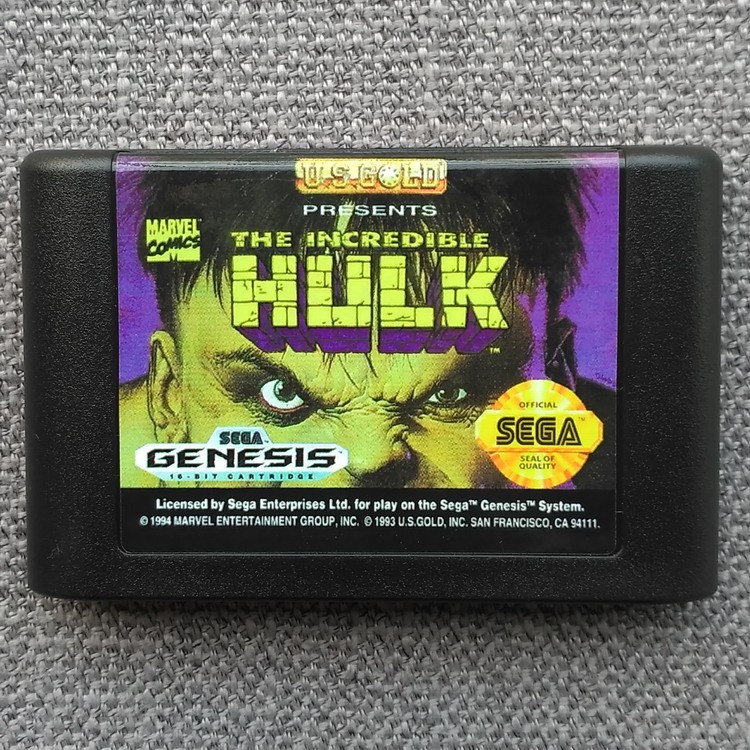 Sega MD Card Super Hulk GENESIS Incredible Hulk | Shopee Malaysia