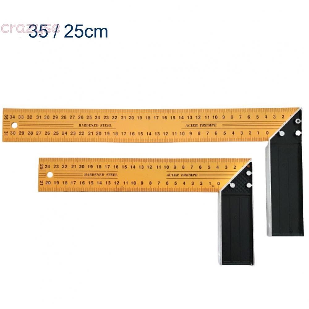 Square Ruler Ruler Stainless Steel Tool Woodworking Angle Carpenter ...